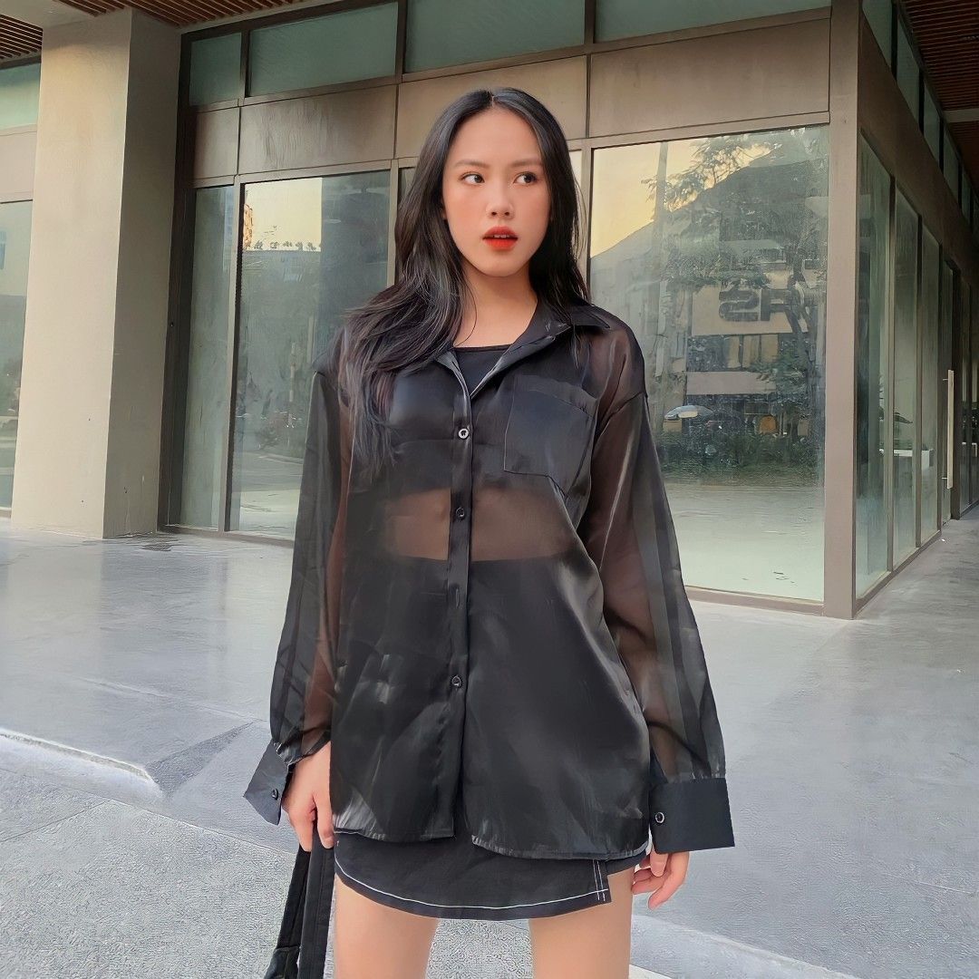 Tips memakai sheer top dengan inner yang tepat