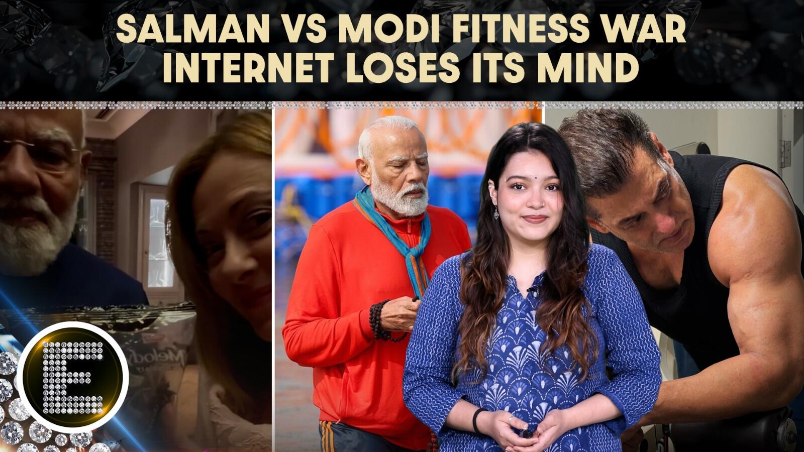 PM Modi vs Salman Khan fitness debate has fans fighting across the internet