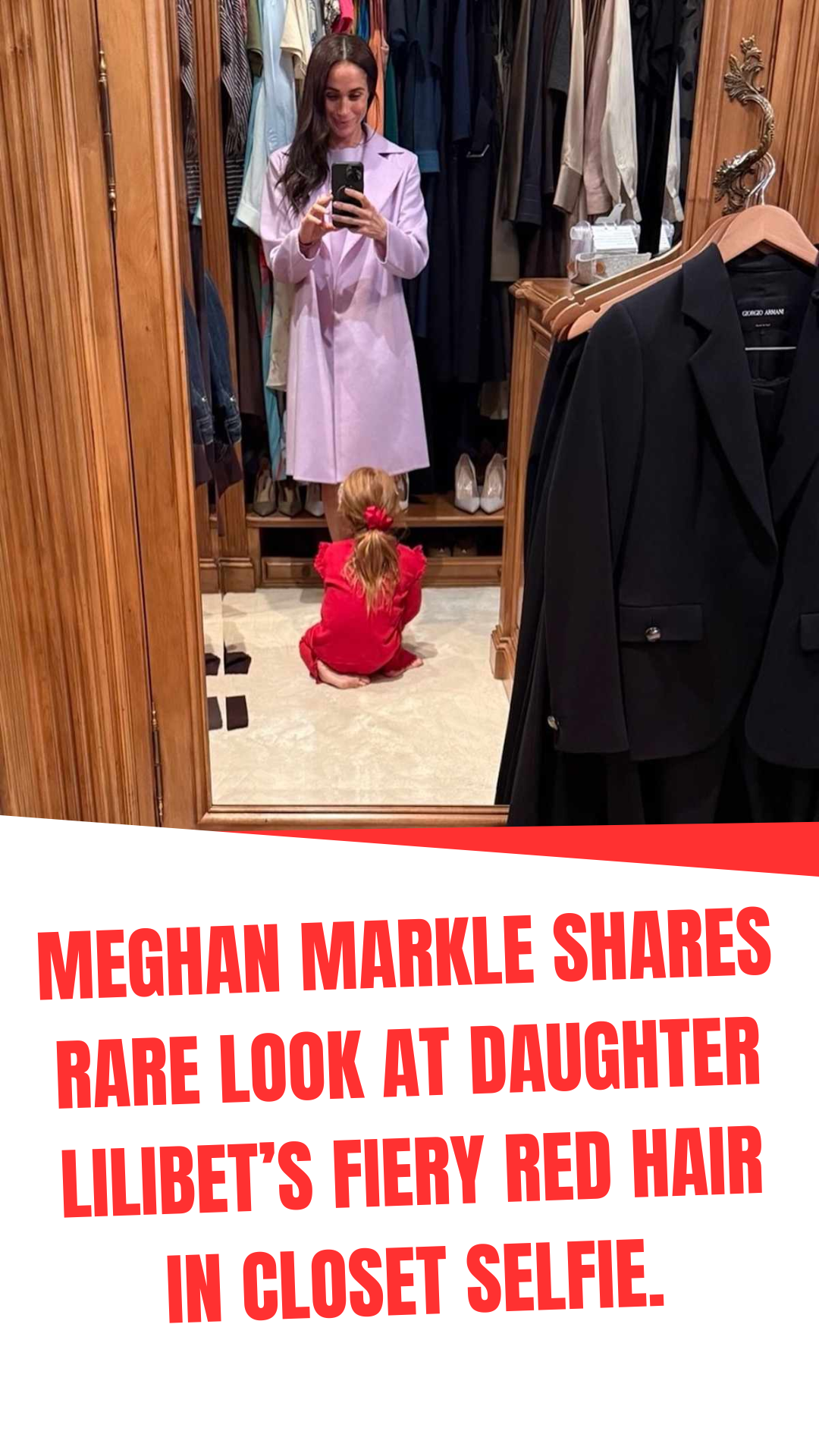Meghan Markle shares rare look at daughter Lilibet’s fiery red hair in ...