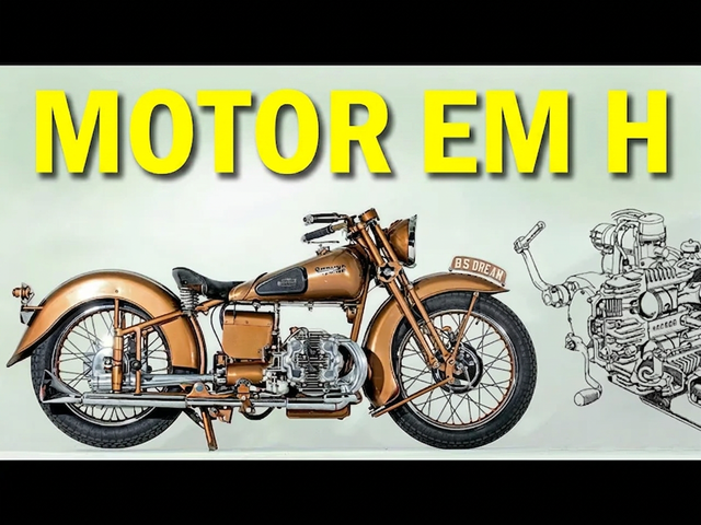 Moto com motor em formato H: você já viu isso?