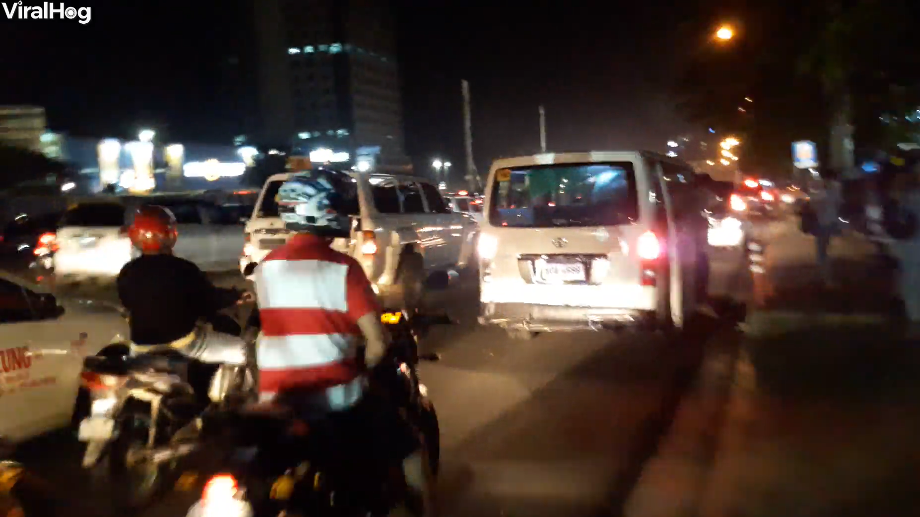 Rogue driver crashes into passenger van
