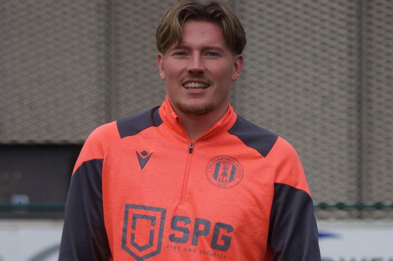 Striker Jamie Semple and goalkeeper Shea Dowie leaving Gala Fairydean ...