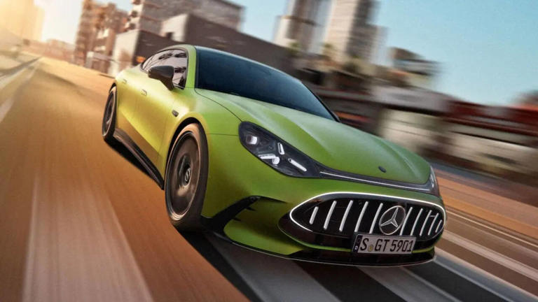 2026 Mercedes-AMG GT 4-door EV makes 1,169hp and even fakes a V8 sound