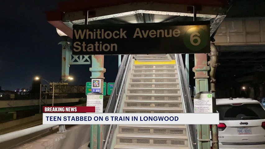 15-year-old boy stabbed on train after attempted robbery in Longwood