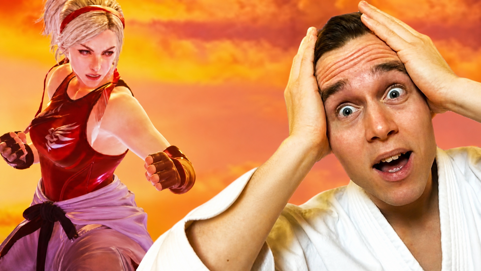 Real karate forms featured in Tekken video game character
