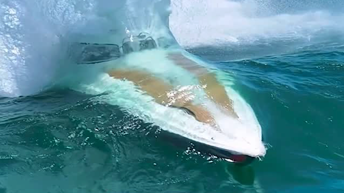 Haulover Inlet wave swallows speedboat in wild submarine wipeout (video)