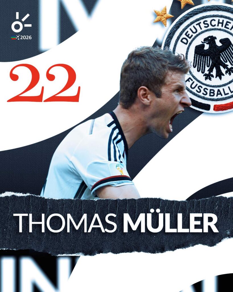 Thomas Müller, el hombre que nació para jugar la Copa del Mundo