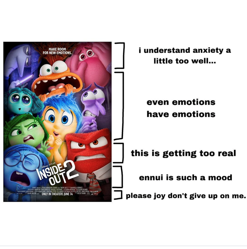 Everyone stop panicking! These 22 Inside Out memes are the perfect dose ...