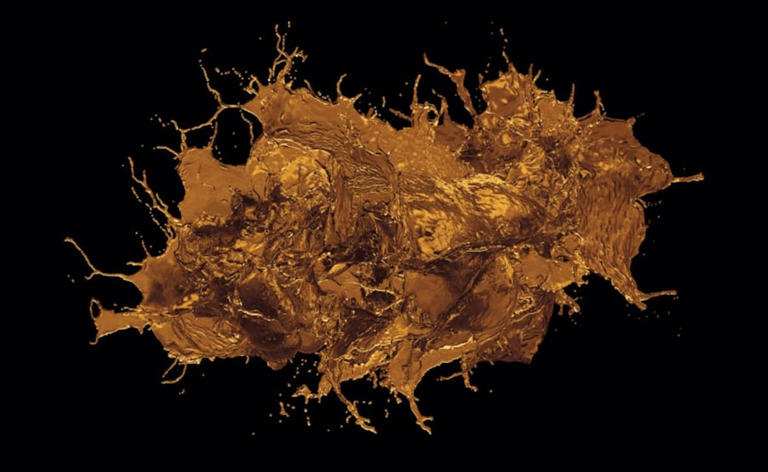 Japanese researchers discover shape-shifting 'liquid-gold ...
