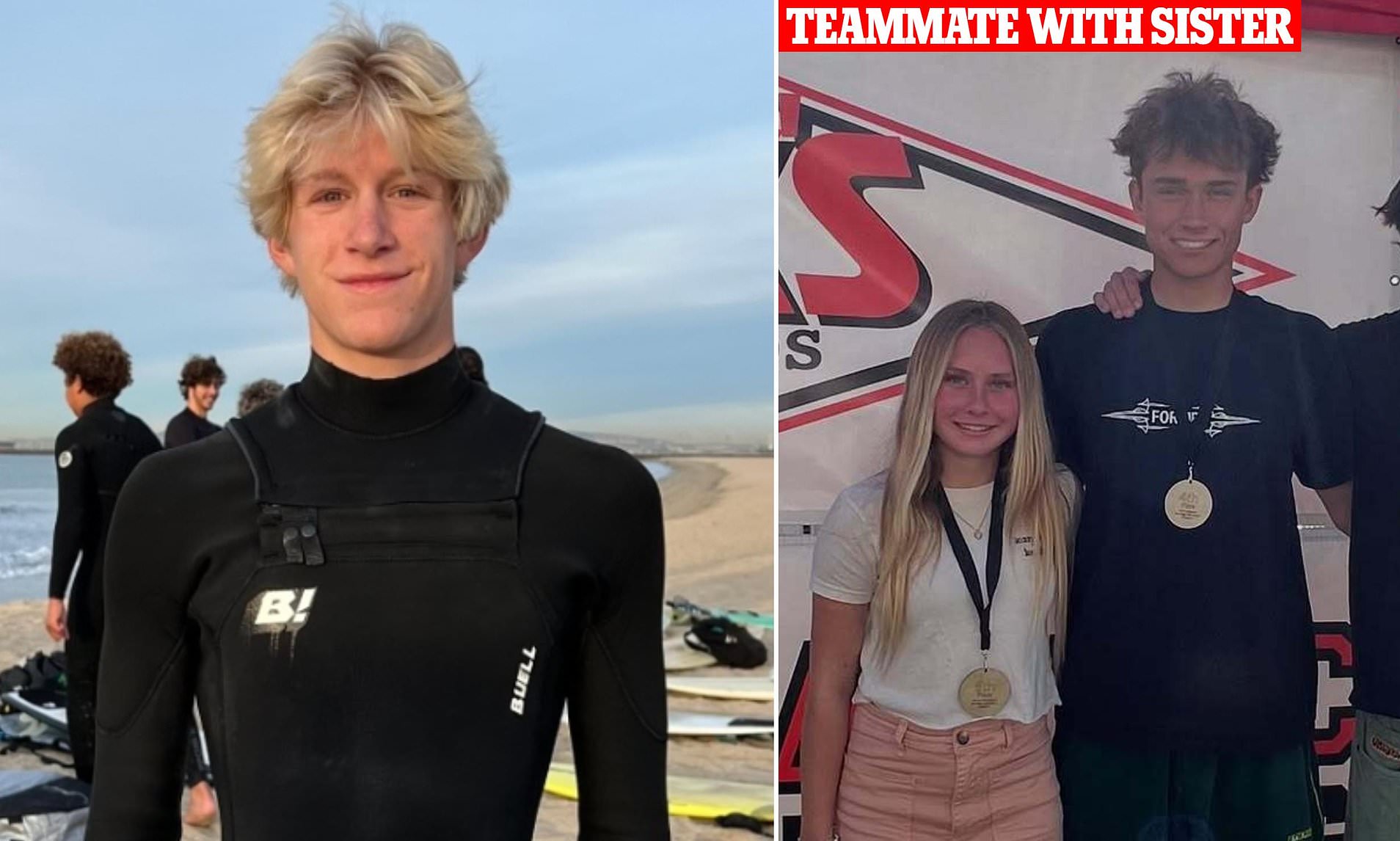 High school surf star who was 'beaten by teammates' and 'branded a ...