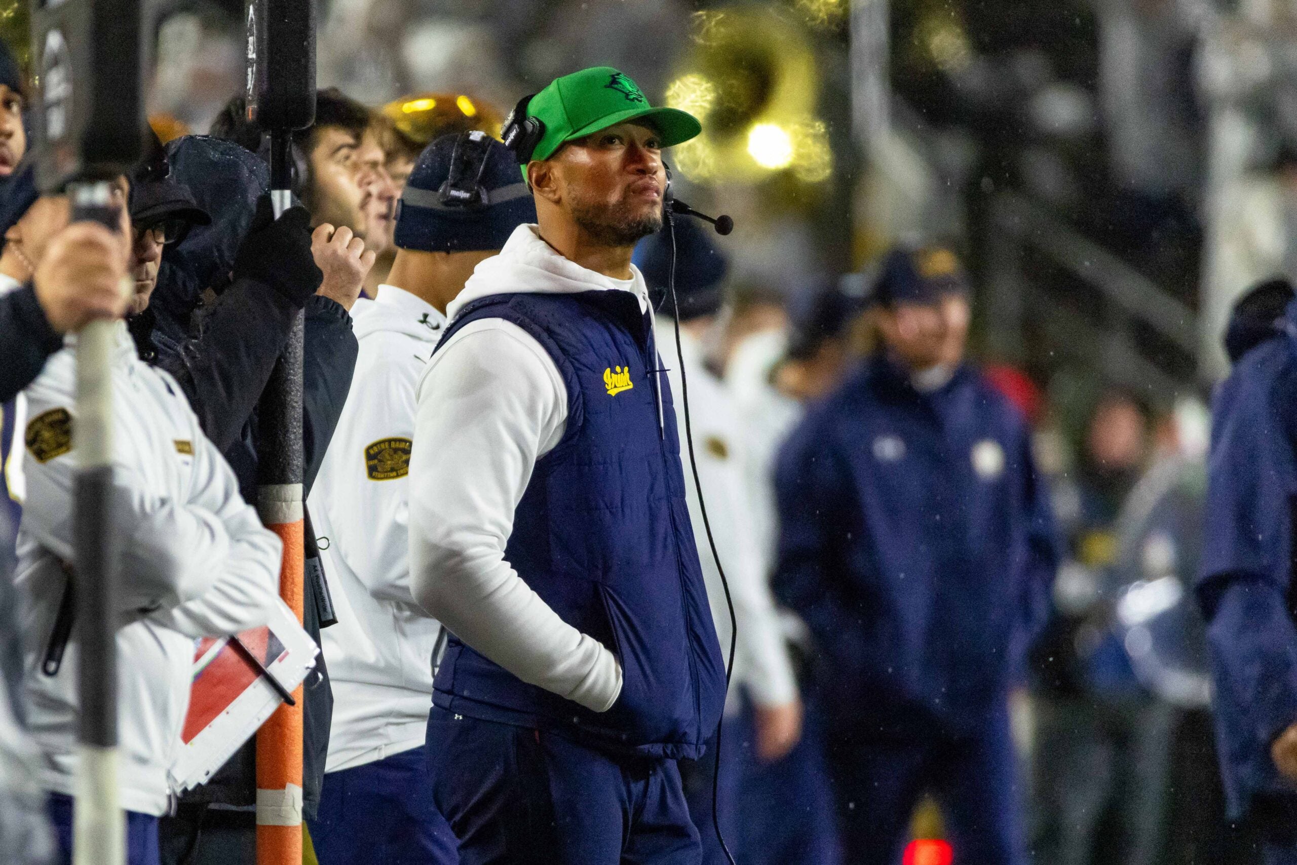 Notre Dame is predicted to miss out on a fast-rising wide receiver that ...