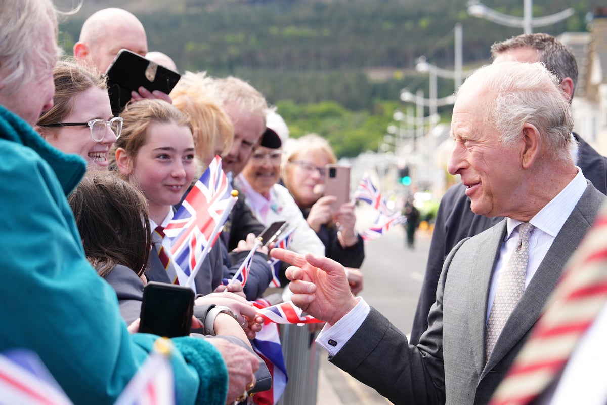 Seagull poos on King Charles during visit to seaside resort