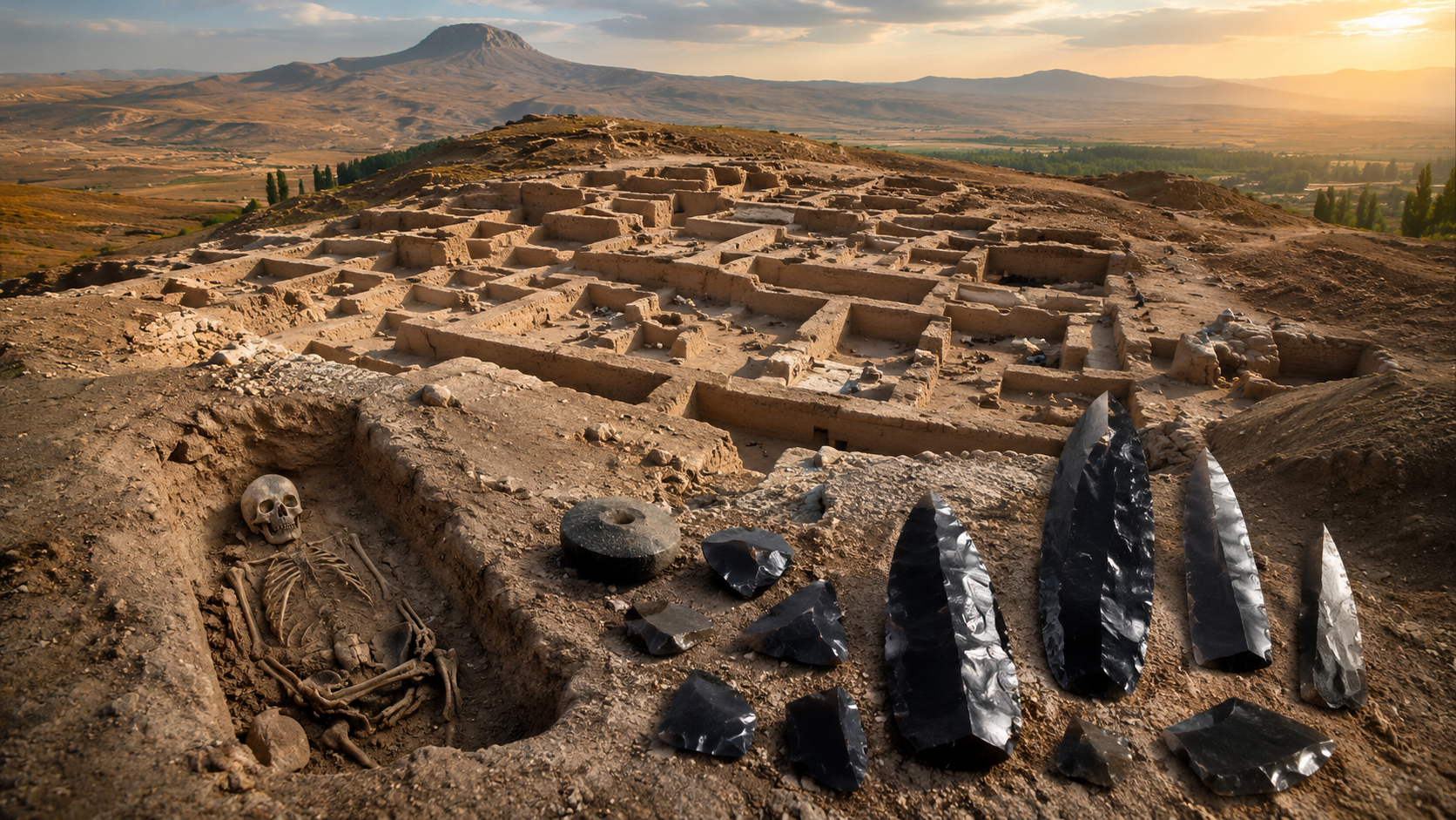 The ancient Turkish village built around black volcanic glass