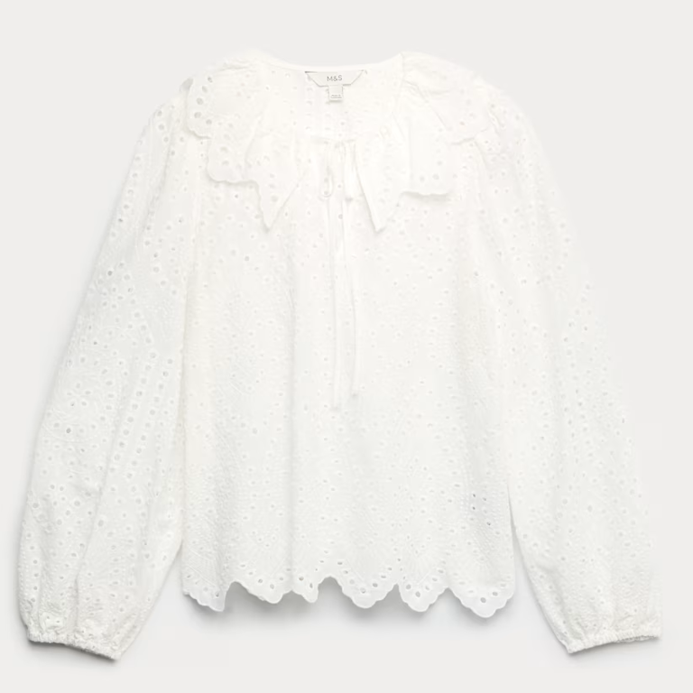 Ruth Langsford's broderie anglaise blouse is a summer staple to wear ...
