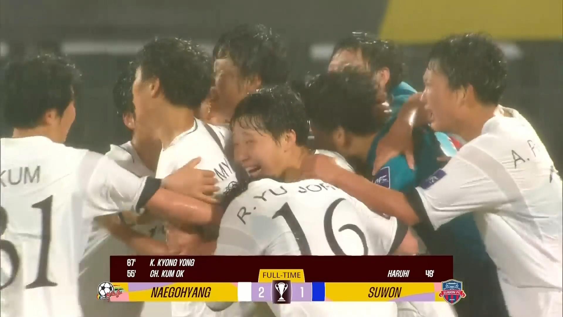 Naegohyang women’s rally from a goal down to beat Suwon 2-1 and reach ...
