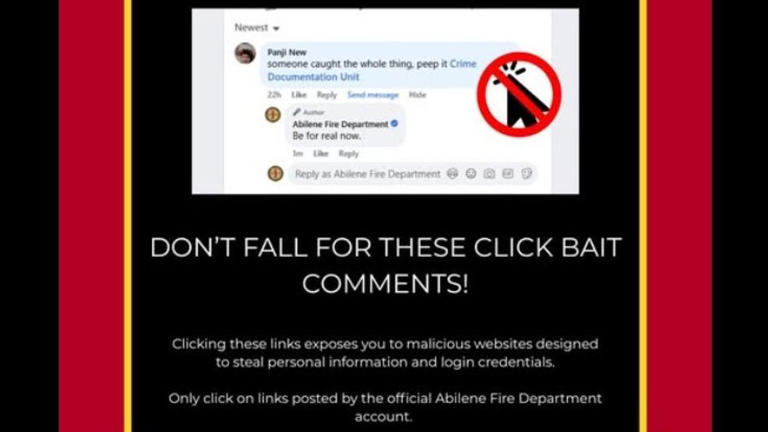Abilene Fire Department warns public about scam links on emergency ...