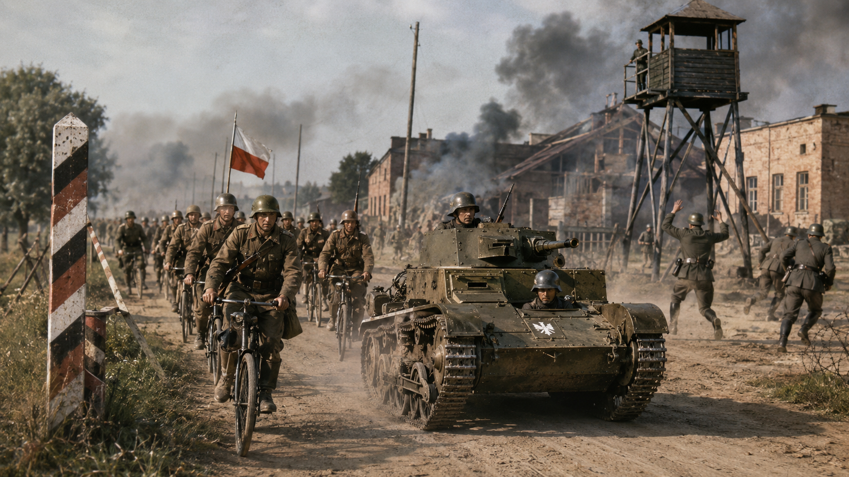 Poland struck back - the border raid Germany never expected on day two ...