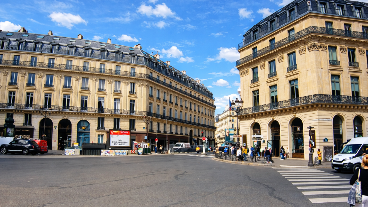 A Paris walk around Place Vendôme district (4K)
