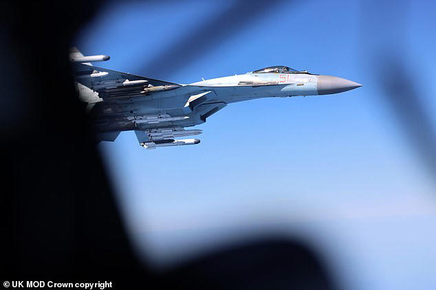 Moment RAF aircraft was 'dangerously' buzzed by 'Crazy Ivan' Russian ...