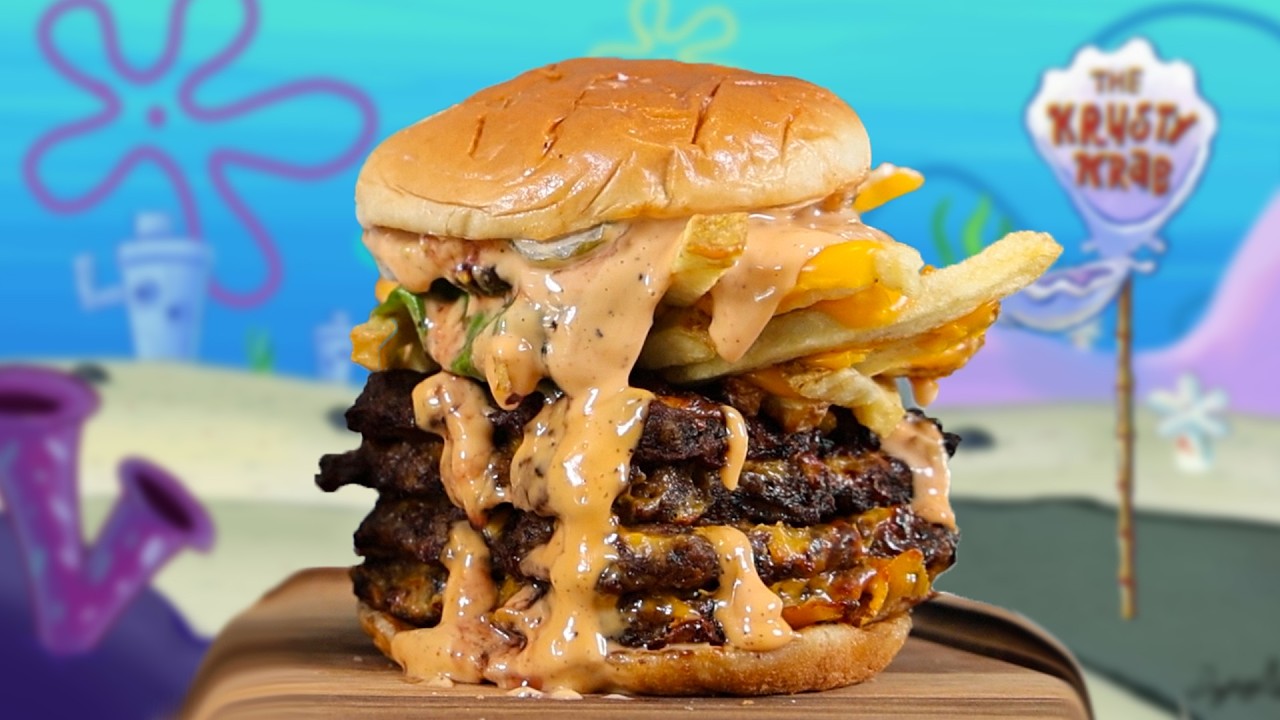 Bubble Bass' order (Wendy's Krabby Patty challenge)