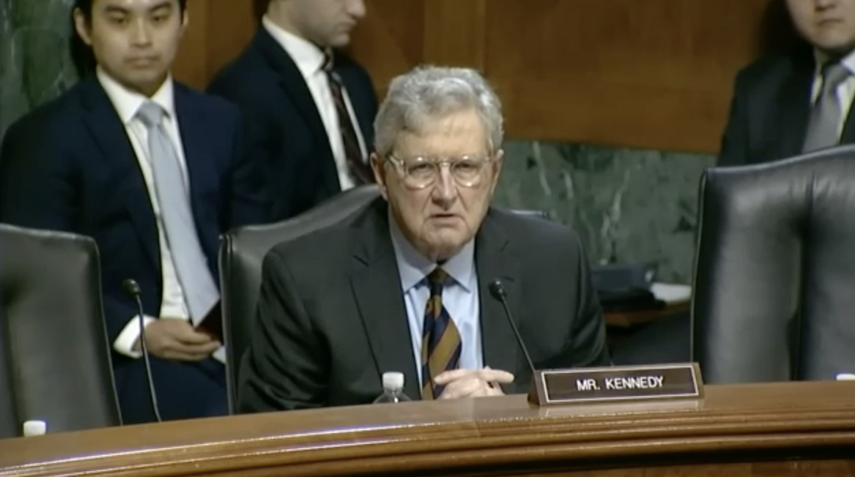 'You're not answering any of my questions': John Kennedy gets into ...