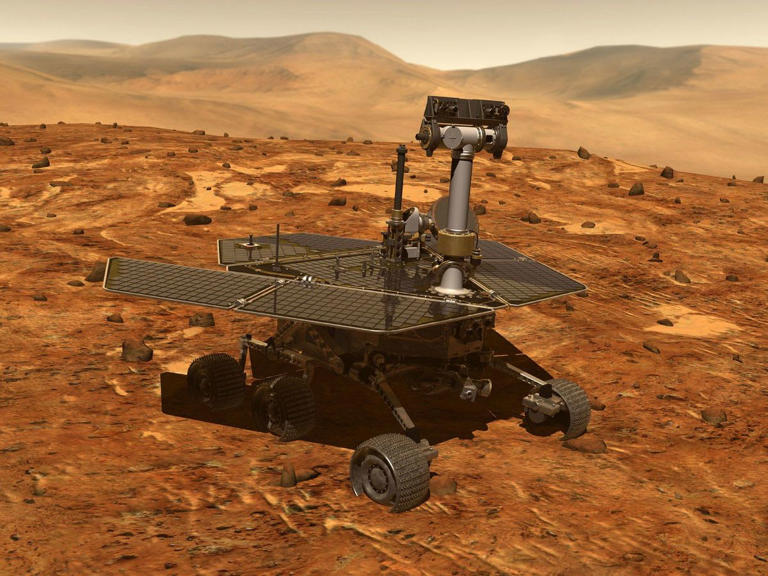 Scientists have designed a reptile-inspired Mars rover that can 'swim ...