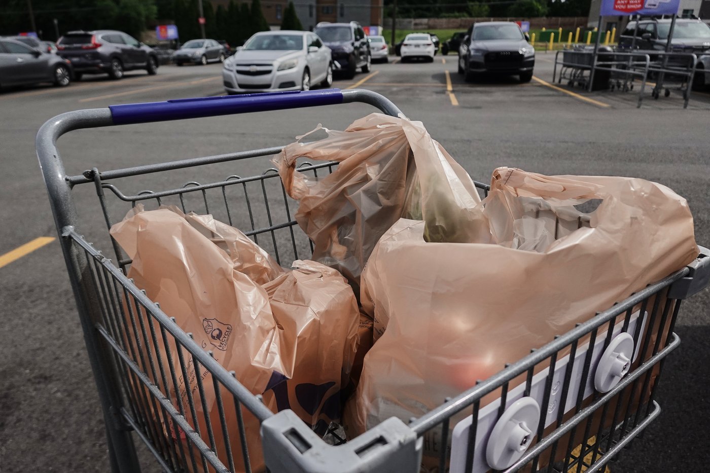 Plastic bags don't go in the recycling bin. What should you do instead?
