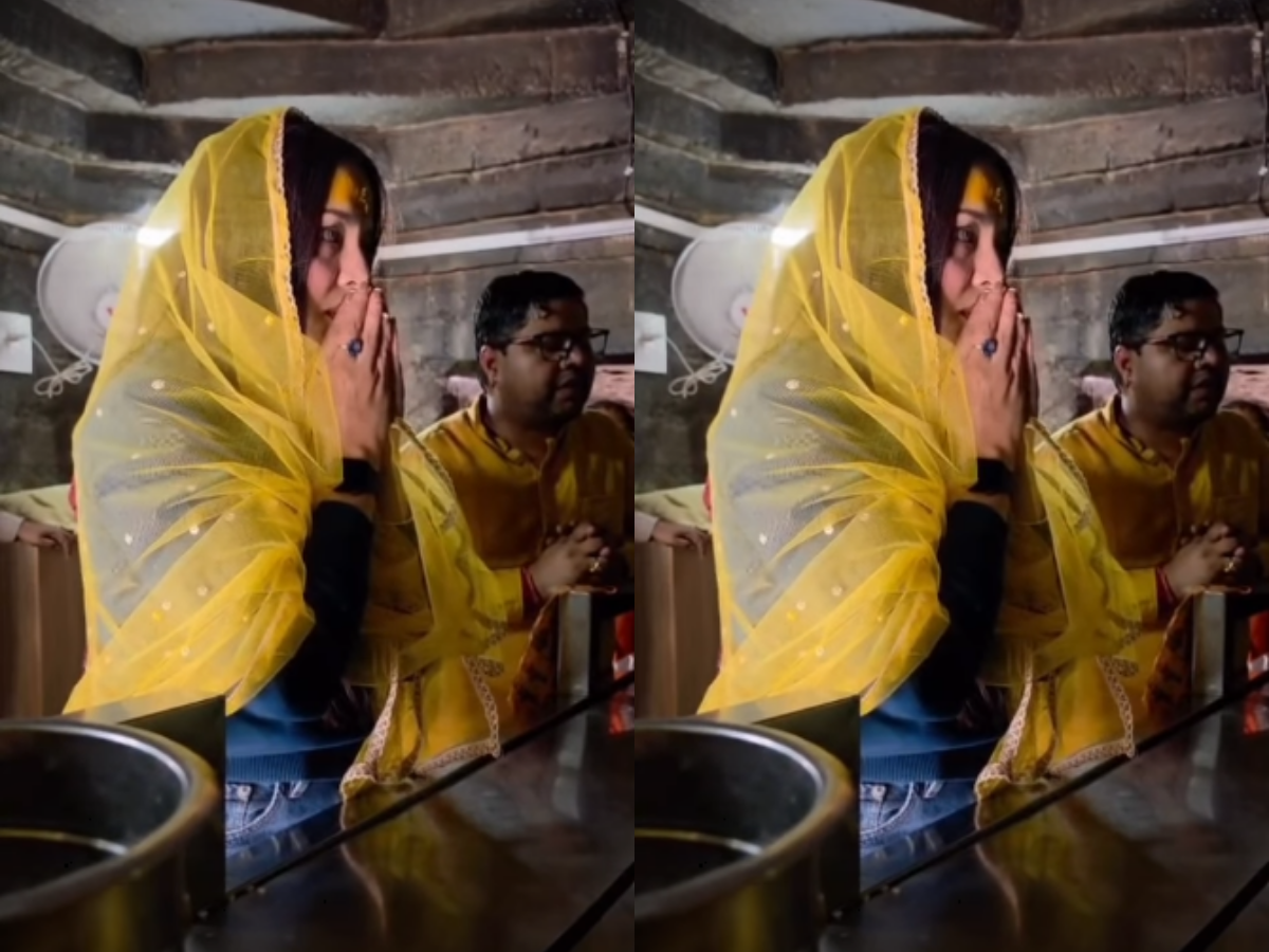 Actor Celina Jaitly visits Maa Baglamukhi temple amid divorce battle ...