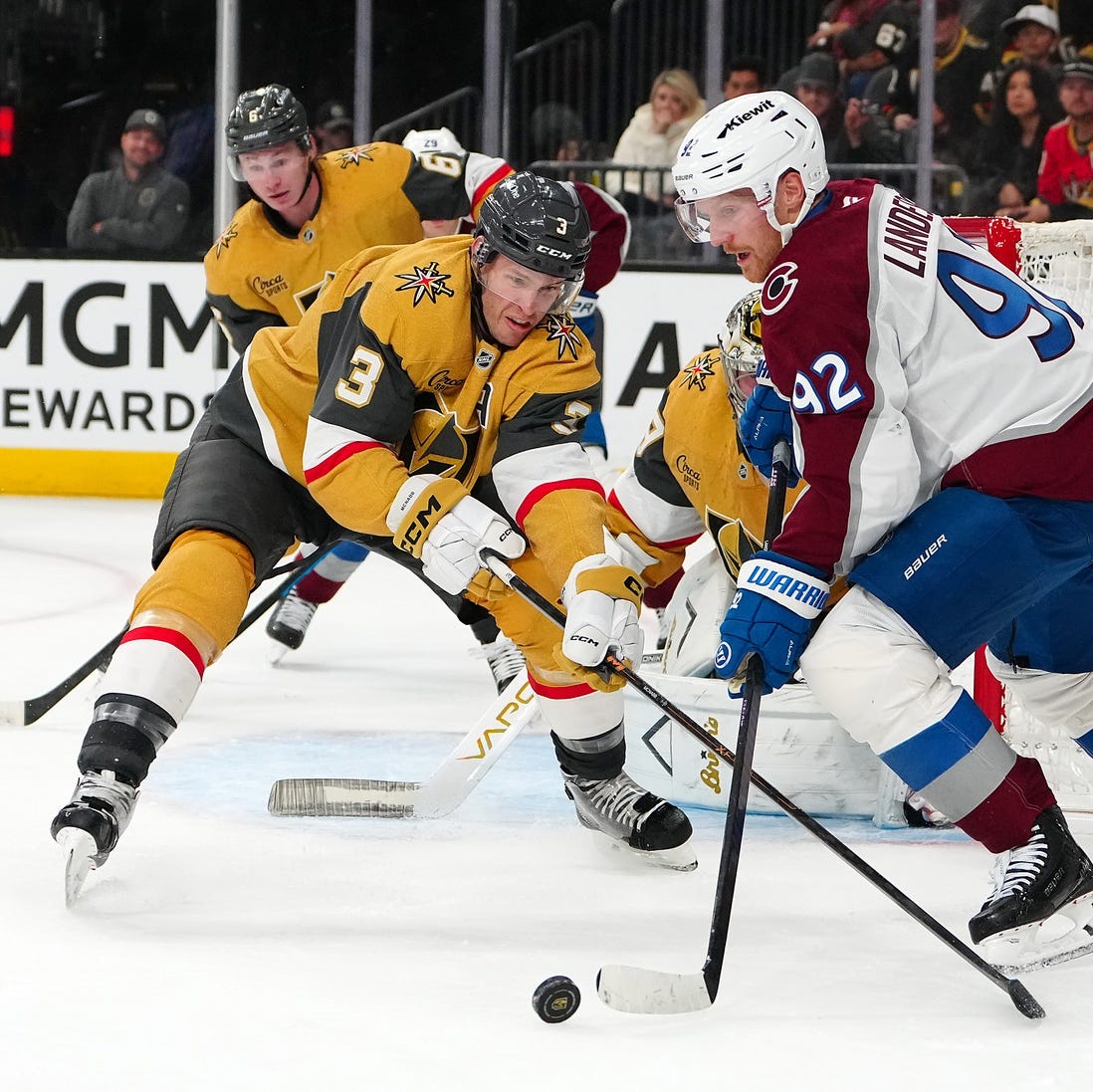 How to watch Avalanche vs. Golden Knights NHL playoffs Game 1 on Sling