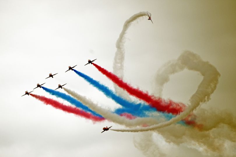 How you can see the Red Arrows in Wales today