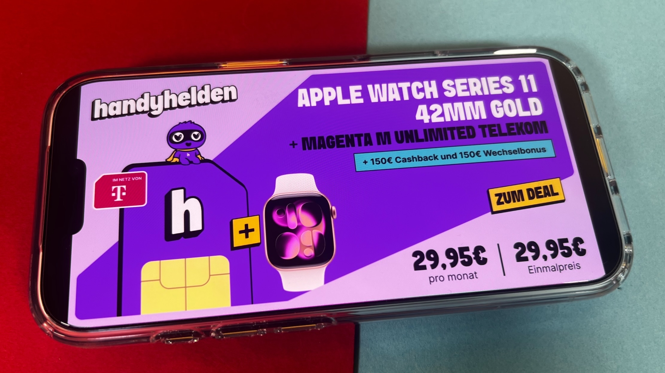 Spar-Bundle: Telekom Unlimited und Apple Watch Series 11 für monatlich ...