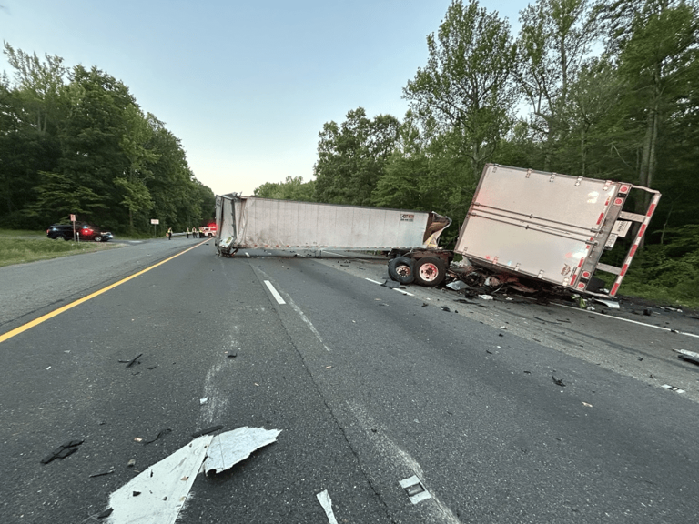Driver killed in tractor-trailer crash on I-95 in Caroline