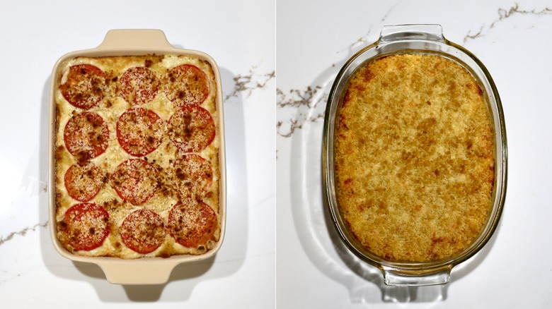 I made Alton Brown and Ina Garten's mac and cheese recipes. One bowl ...