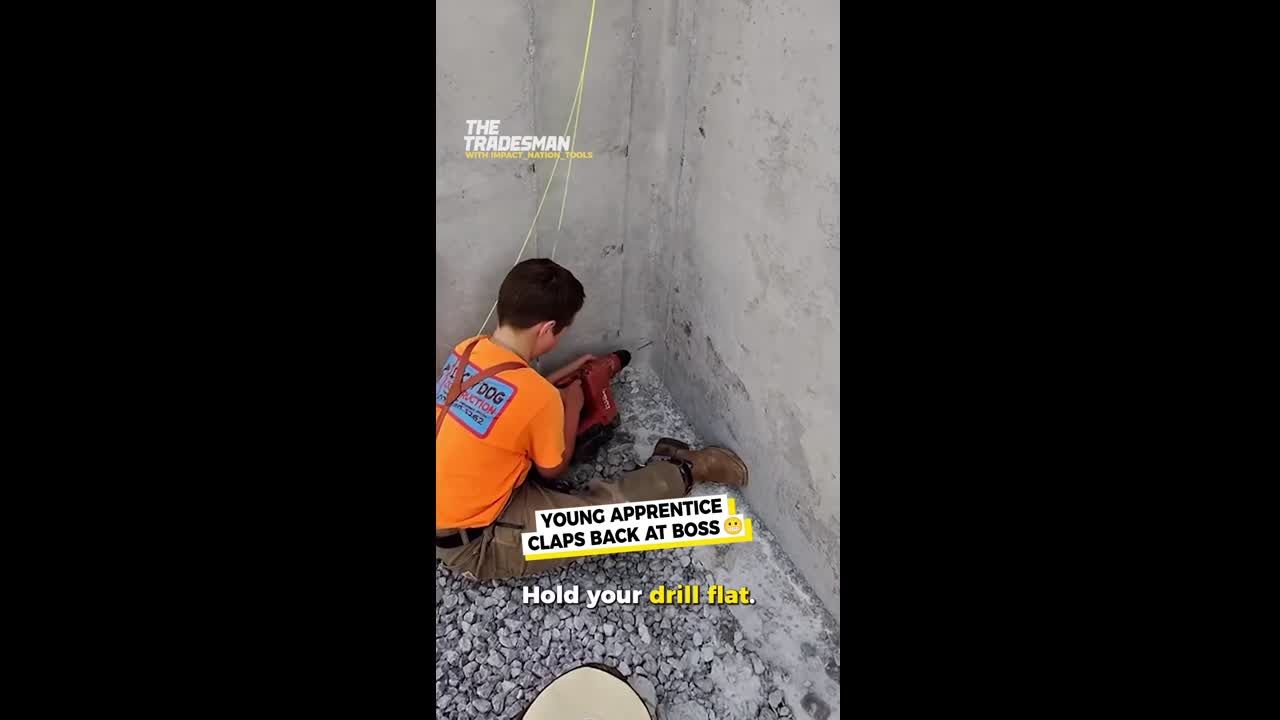 Young apprentice claps back at boss