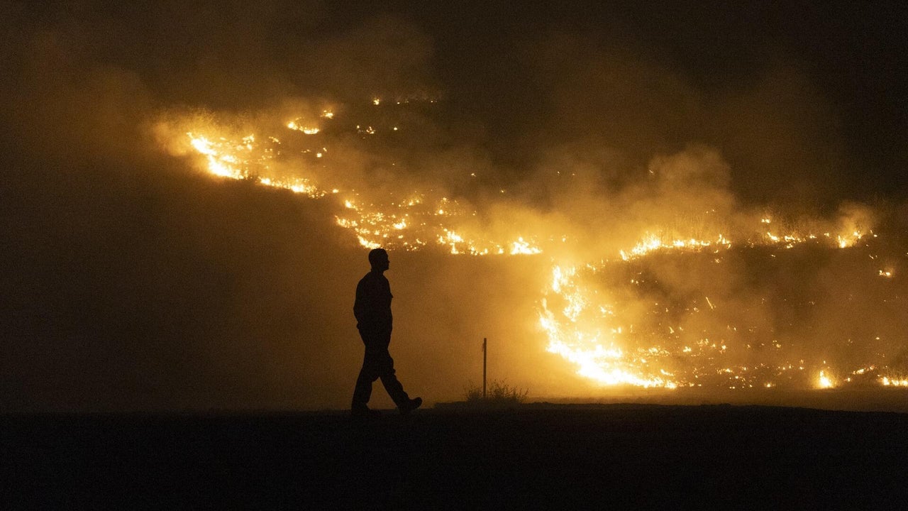 New wildfires spark in California as the Sandy Fire spreads