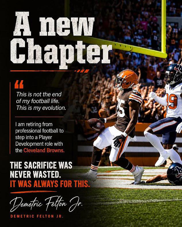 Popular NFL running back announces retirement at 27 - before revealing ...
