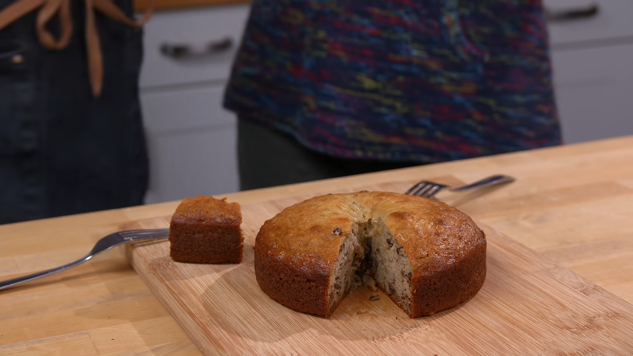 How to make banana bread without baking a full loaf