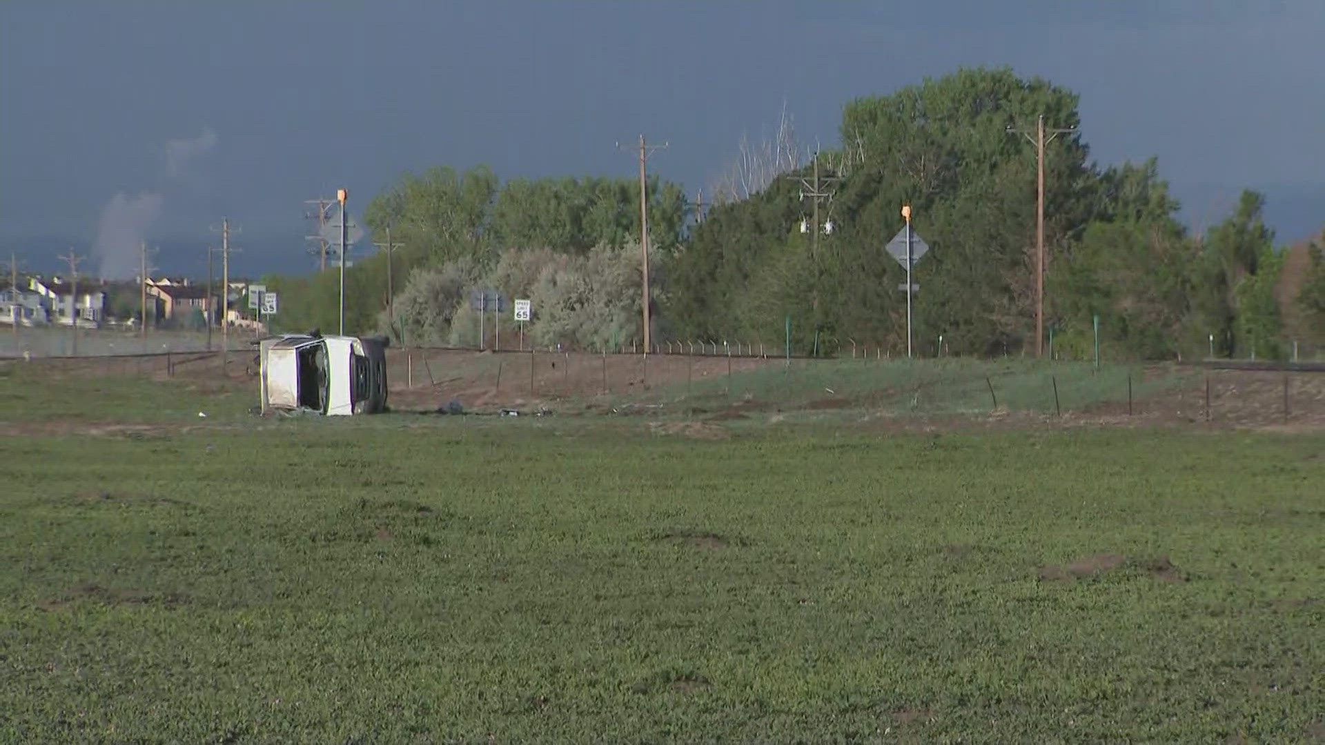 1 killed in 5-vehicle crash on Highway 85