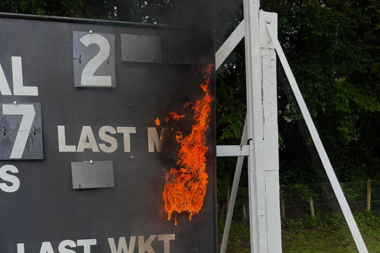 Devastated Cardiff cricket club hit out after vandals set equipment on fire