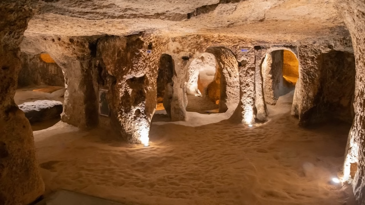 20,000 people once hid inside this underground city beneath Turkey