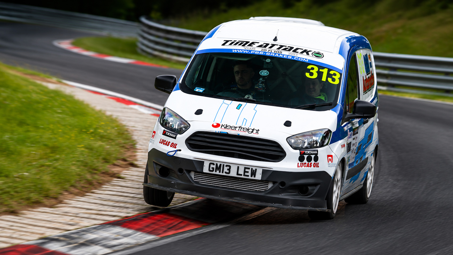 What happens when crazy tuned Ford Transit hits the Nürburgring?