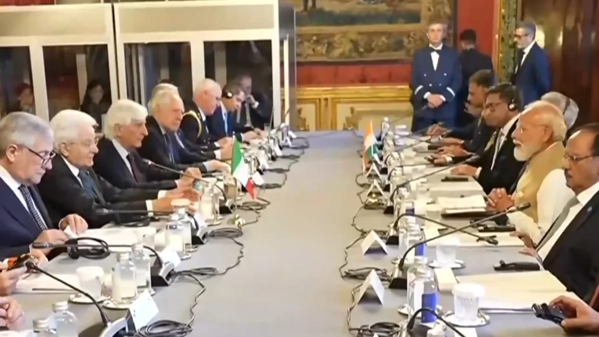 PM Modi holds delegation-level talks with Italian Prez Sergio ...