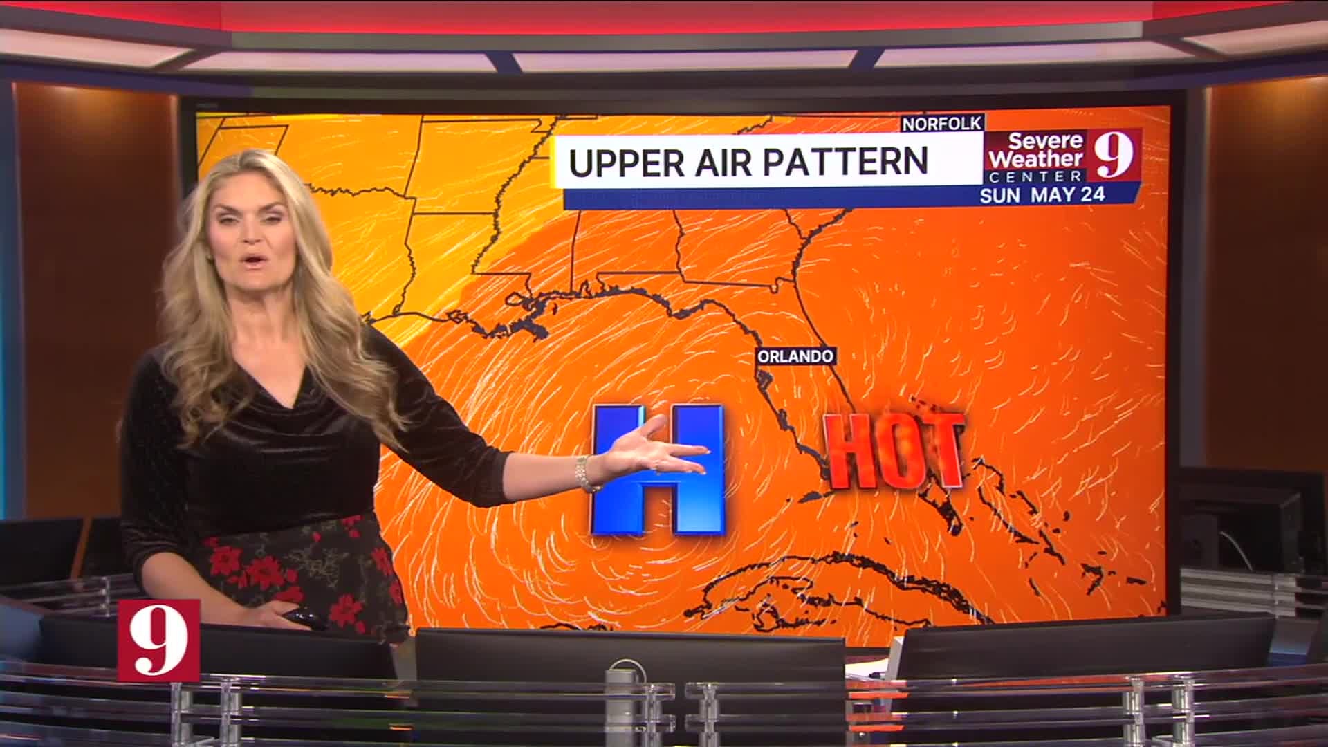 Heat index values to soar, rain possible in Central Florida