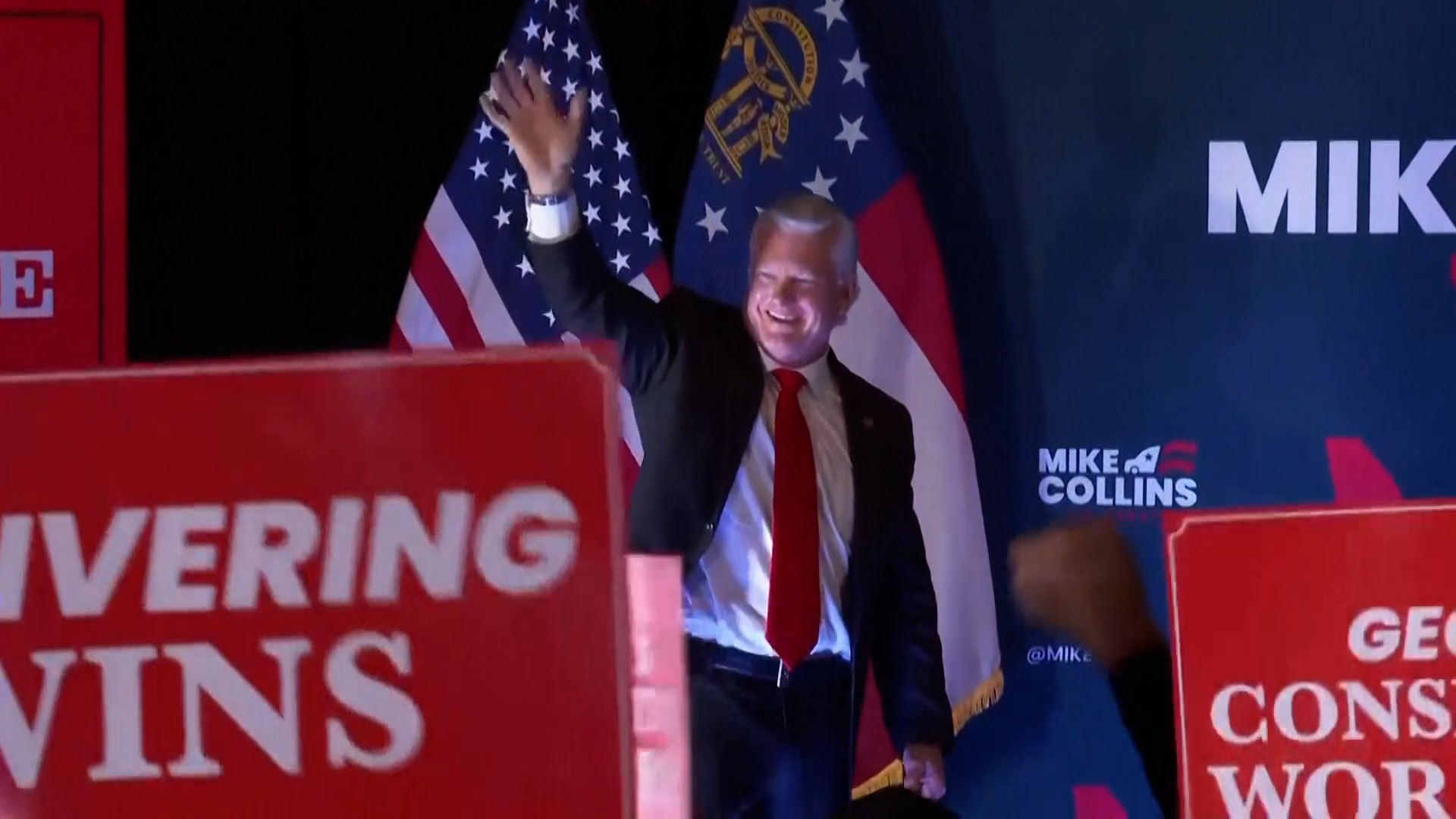 Mike Collins advances to Georgia GOP Senate runoff while eyeing Ossoff ...