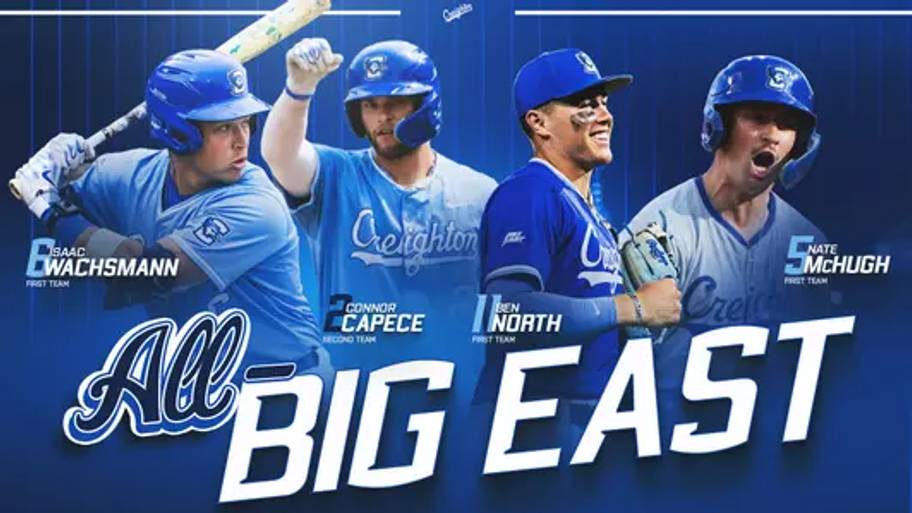 First and second team honors for Creighton baseball stars