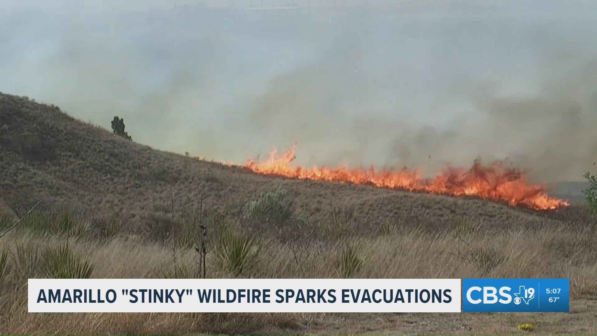 Texas Panhandle wildfire threatens homes near Amarillo