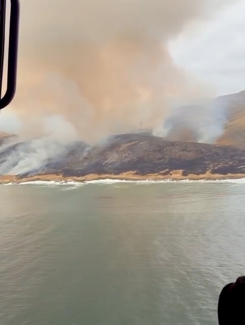 Raw video: California's largest wildfire of 2026 caused by stranded ...