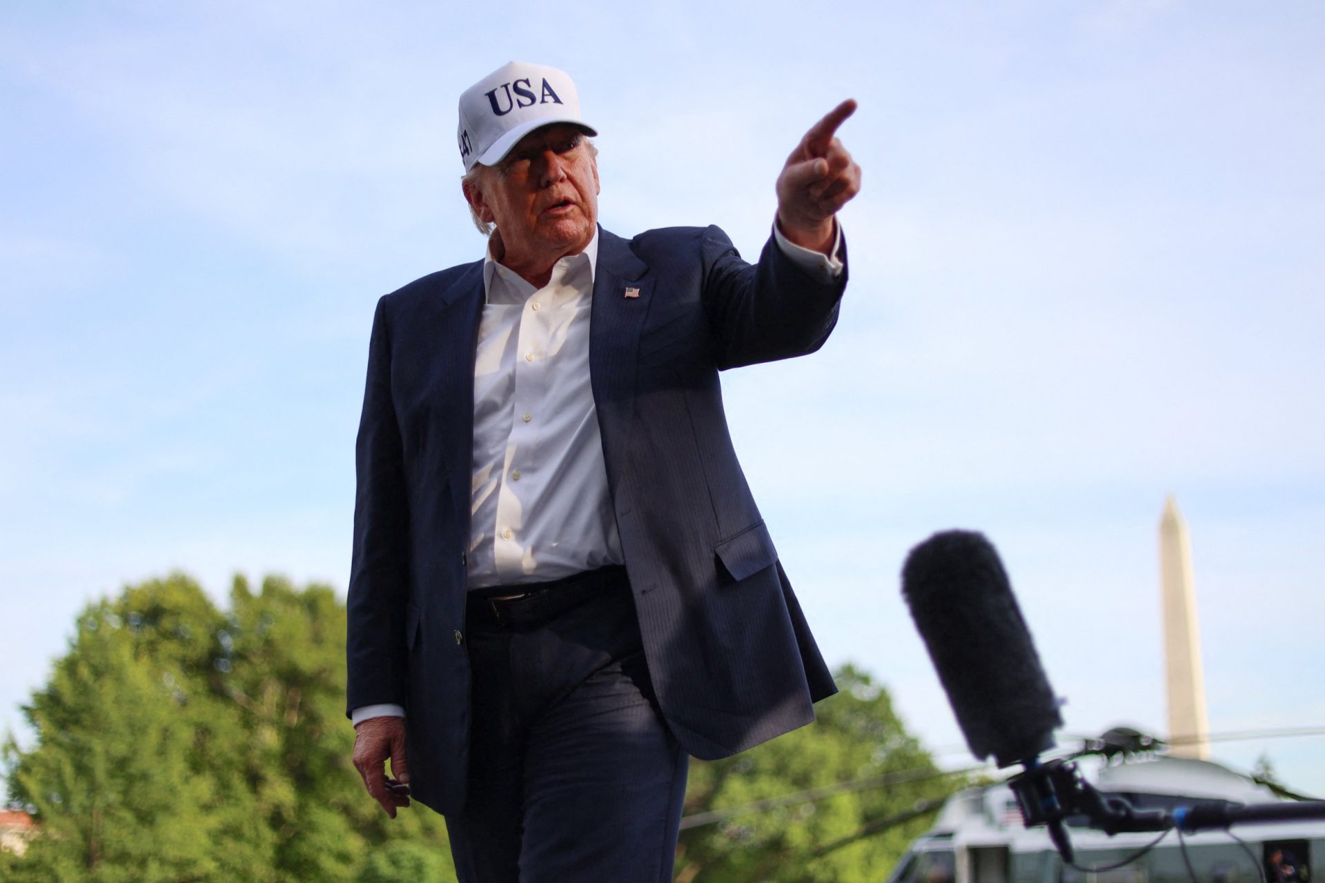 Trump is down in the polls but is busy purging his own party