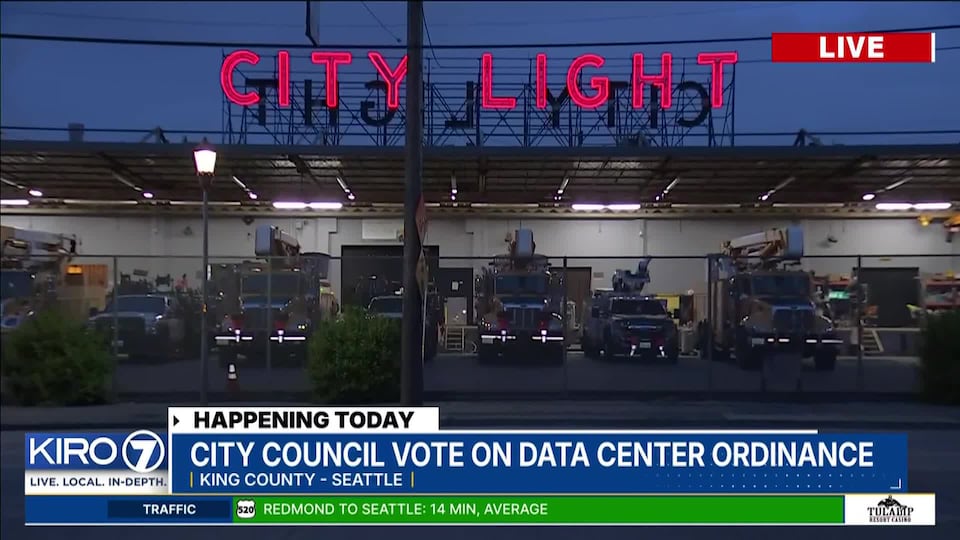 Video: Seattle City Council to vote on data center ordinance
