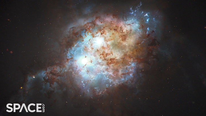 Hubble telescope captures early universe quasars on a collision path